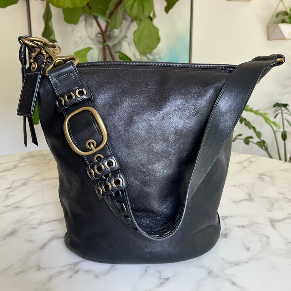 Coach | Bags | Coach Vintage Legacy Bleecker Tattersall Large Leather ...